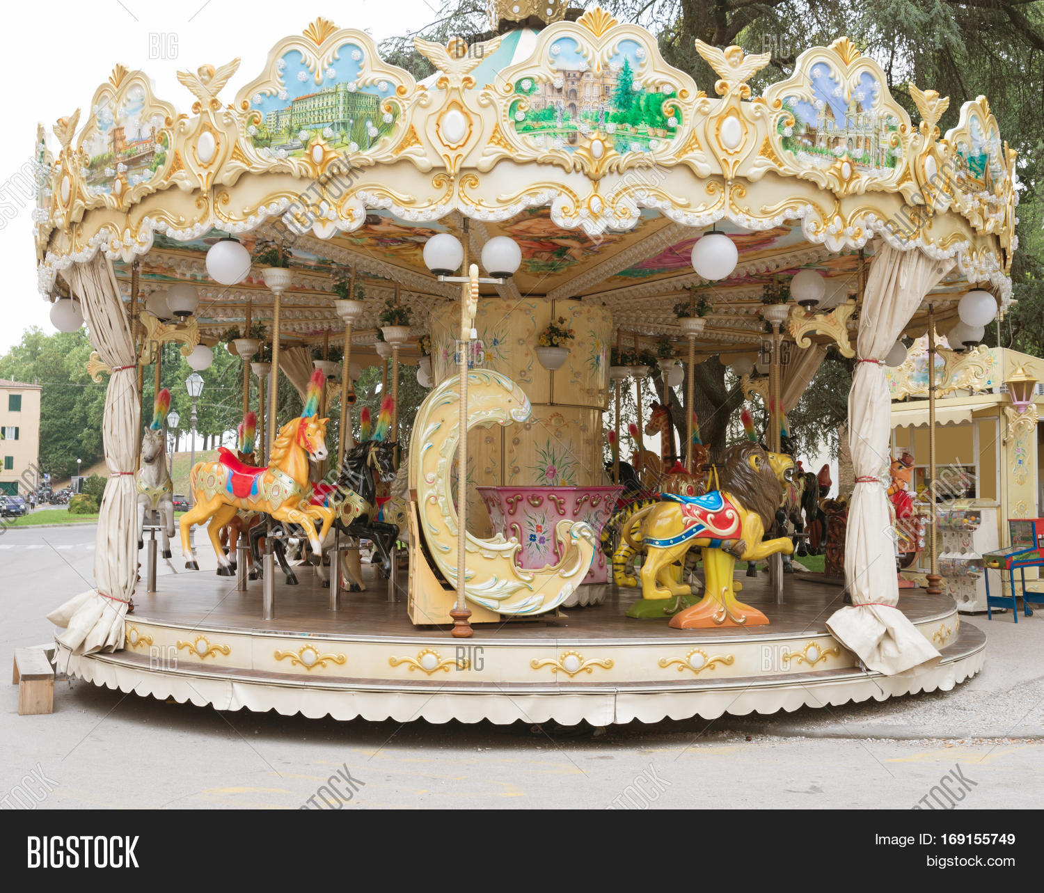 Colourful Carousel Image & Photo (Free Trial) | Bigstock