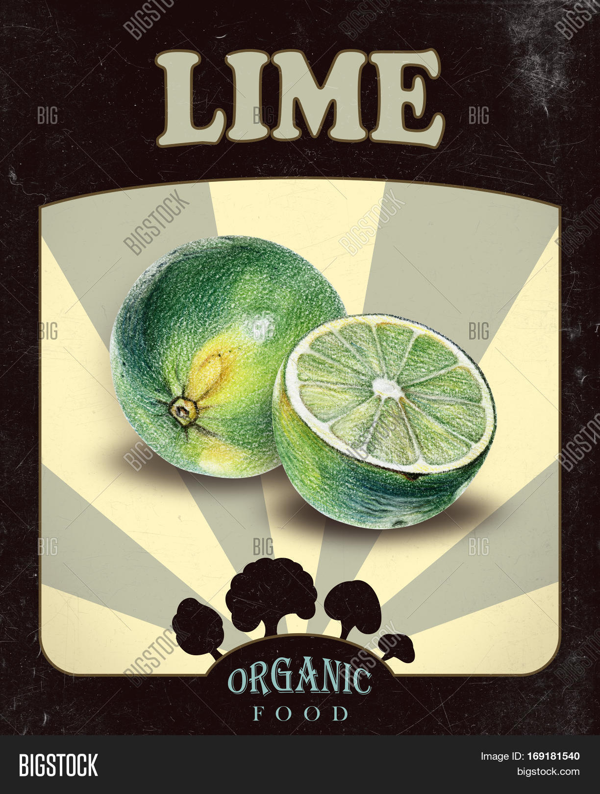 Flyer Green Limes Image & Photo (Free Trial) | Bigstock