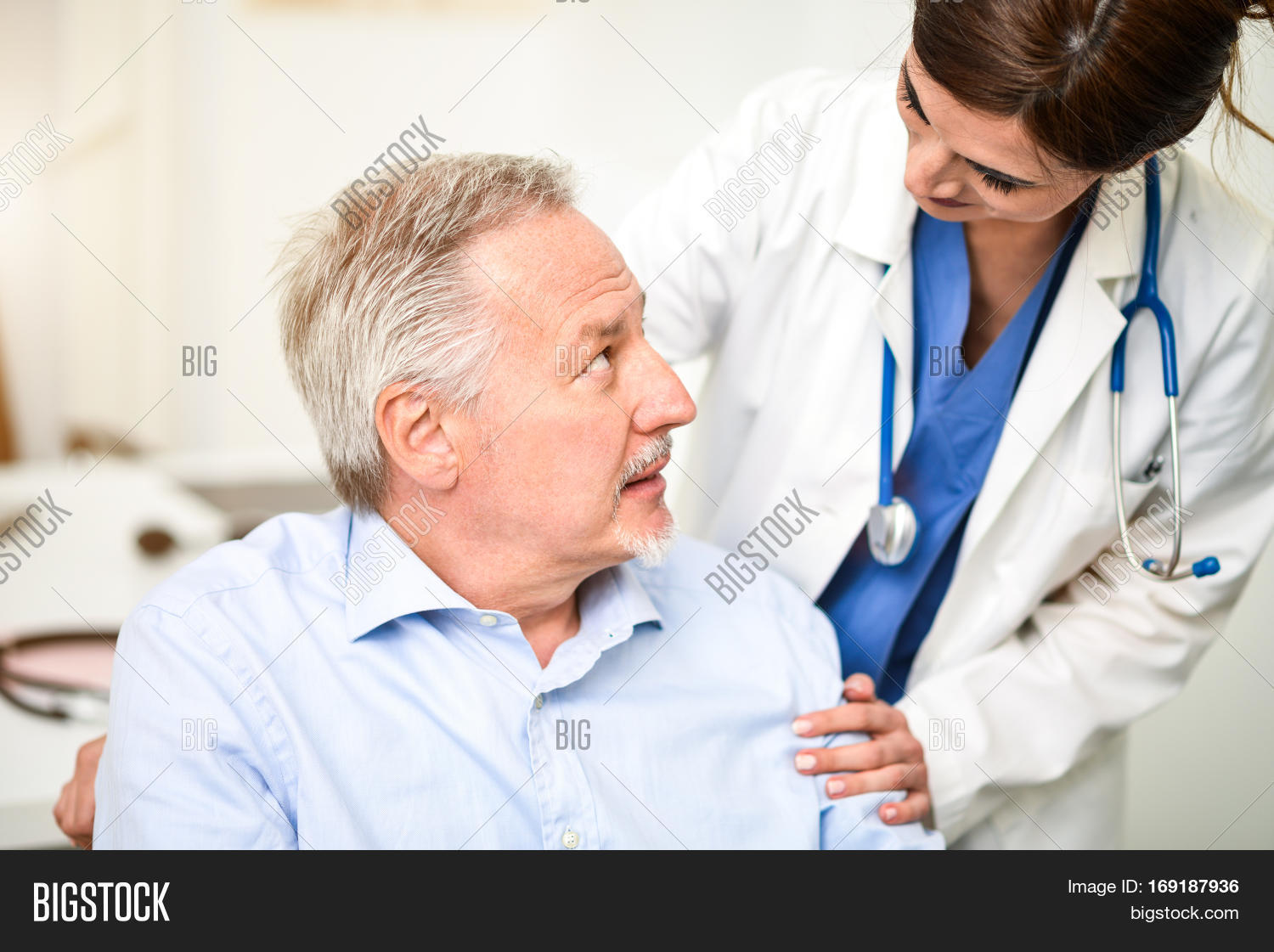 Doctor Talking Patient Image & Photo (Free Trial) | Bigstock