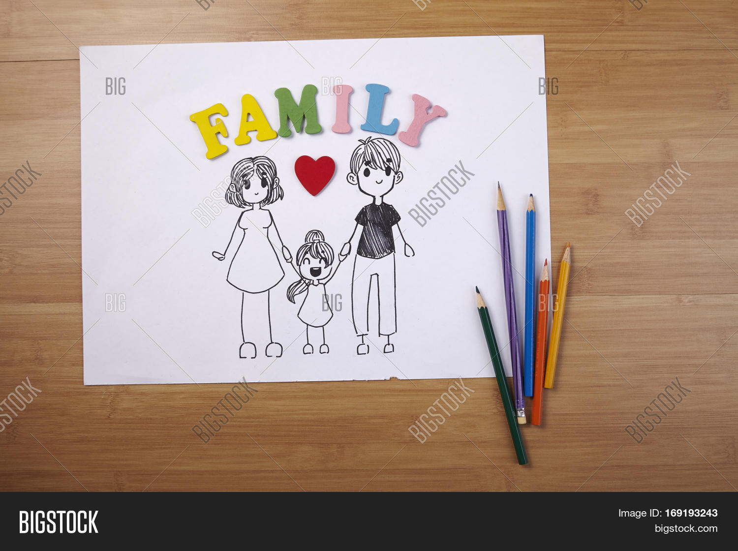 Simple Kids Drawing Image & Photo (Free Trial) | Bigstock