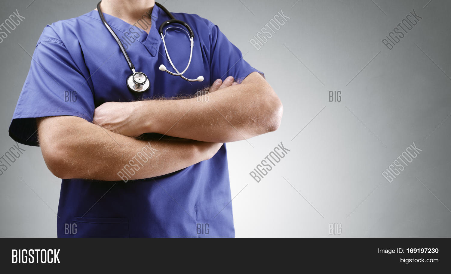 Doctor Scrubs Folding Image & Photo (Free Trial) | Bigstock