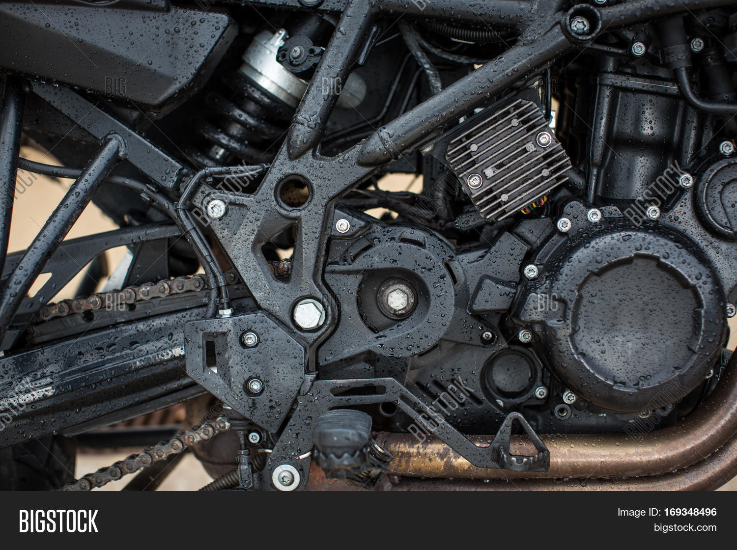 Motorbike Engine - Image & Photo (Free Trial) | Bigstock