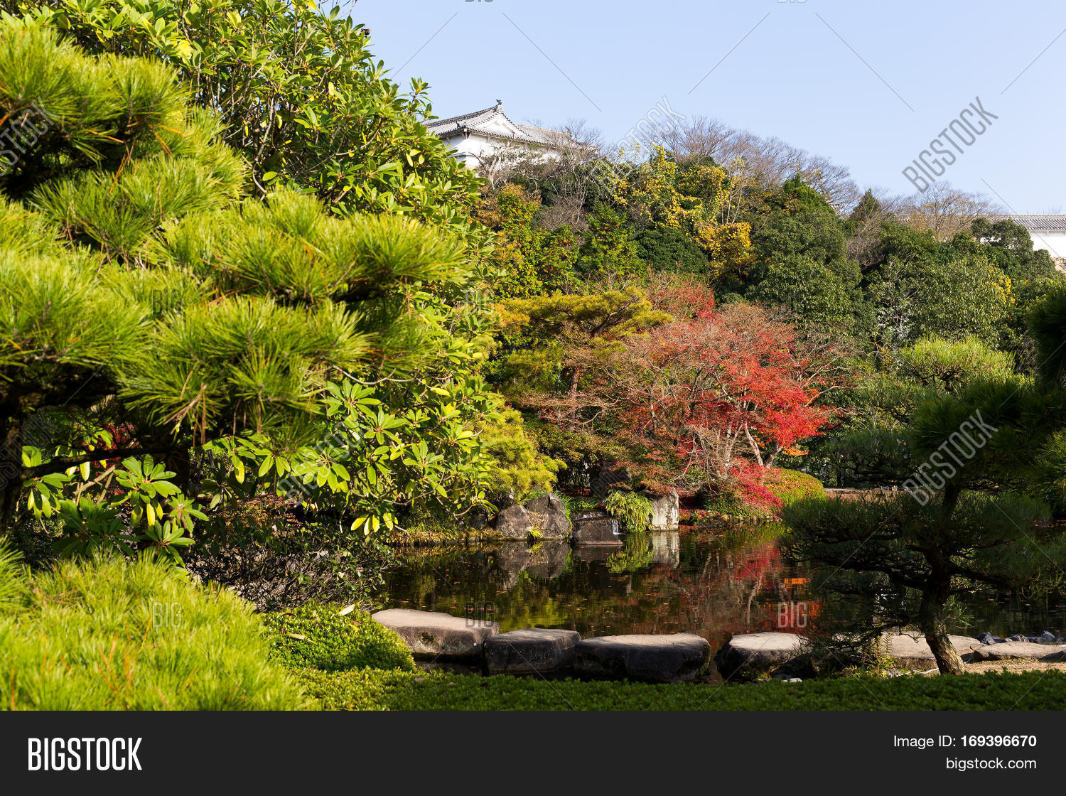Japanese Garden Red Image & Photo (Free Trial) | Bigstock