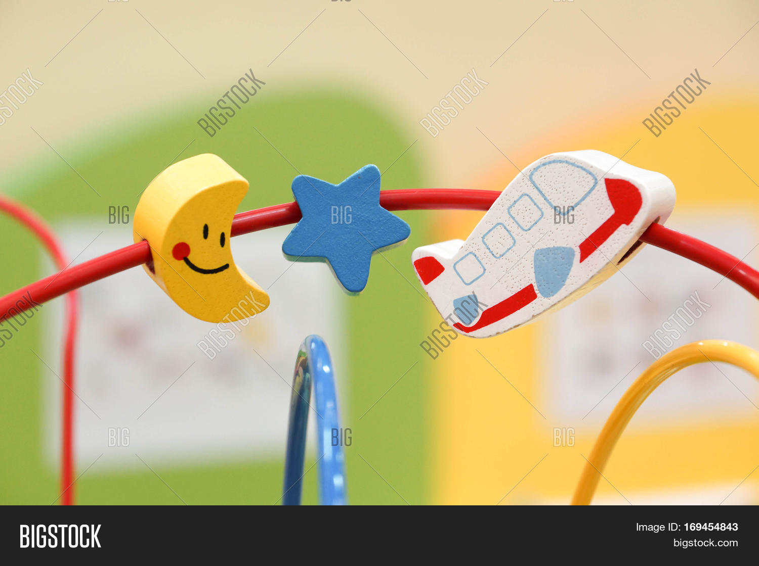 Wooden Toy On Rail Image & Photo (Free Trial) | Bigstock
