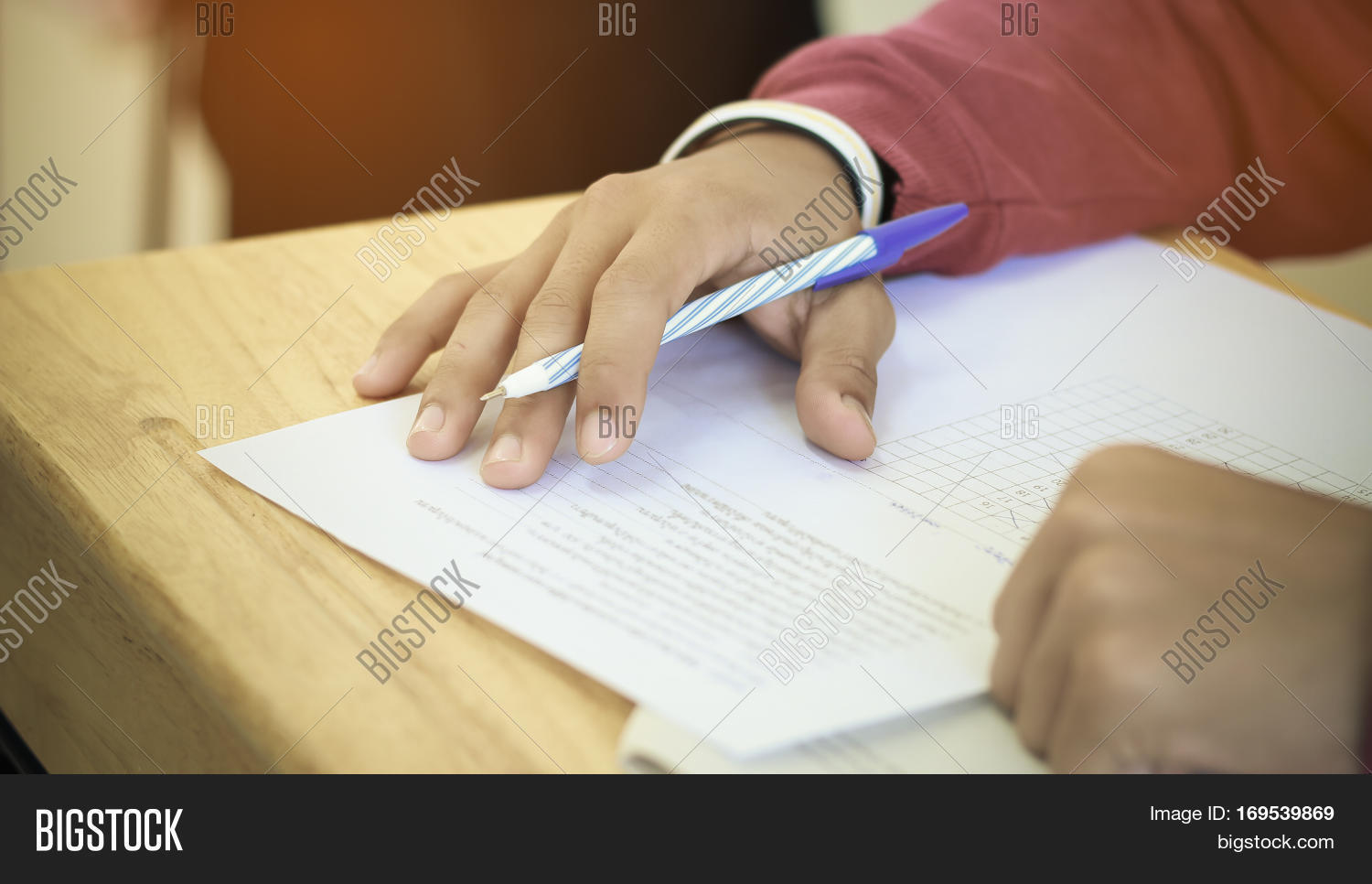 Students Writing Test Image & Photo (Free Trial) | Bigstock