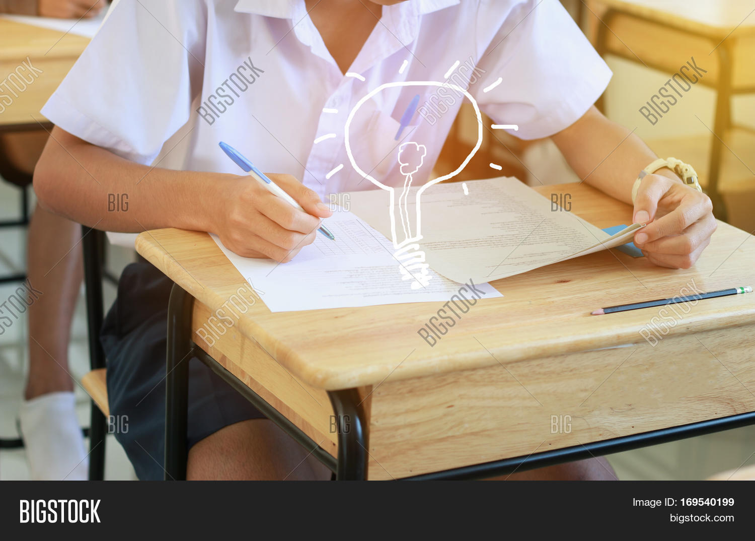 Students Writing Test Image & Photo (Free Trial) | Bigstock