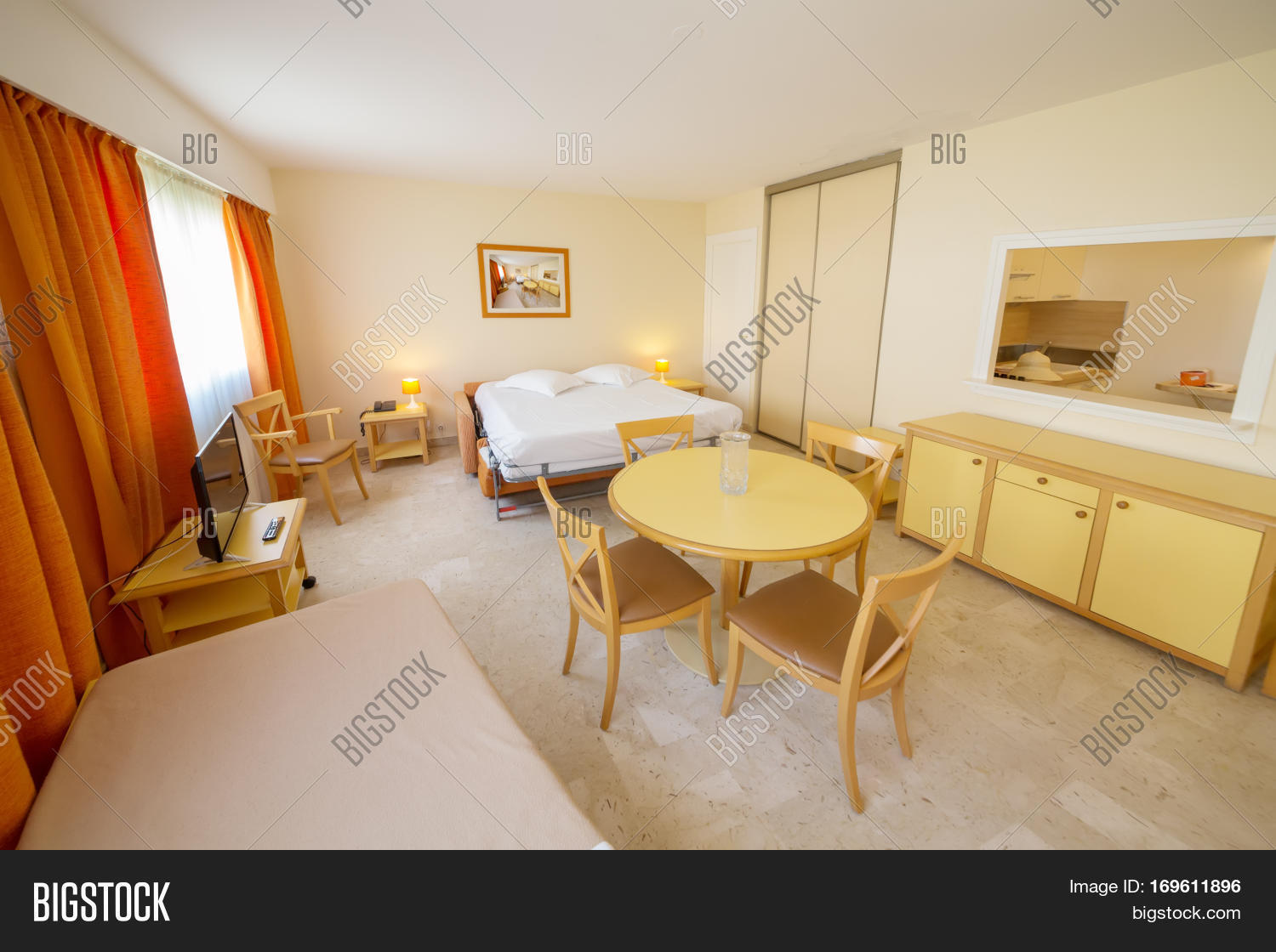 Empty Hotel Light Room Image & Photo (Free Trial) | Bigstock