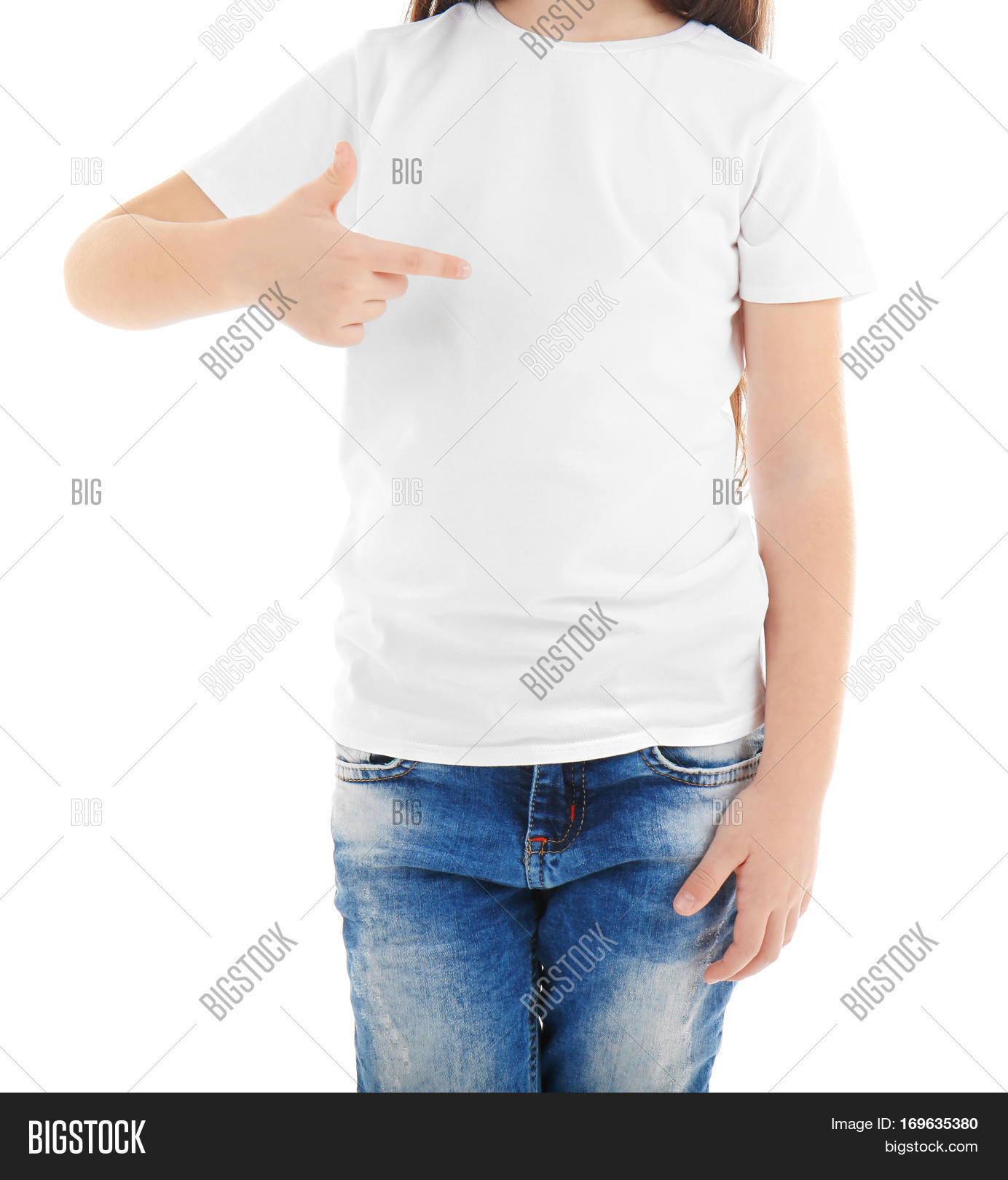 Little Girl Blank T- Image & Photo (Free Trial) | Bigstock