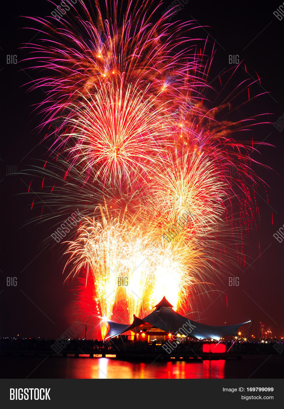 Fireworks Silhouette Image & Photo (Free Trial) | Bigstock
