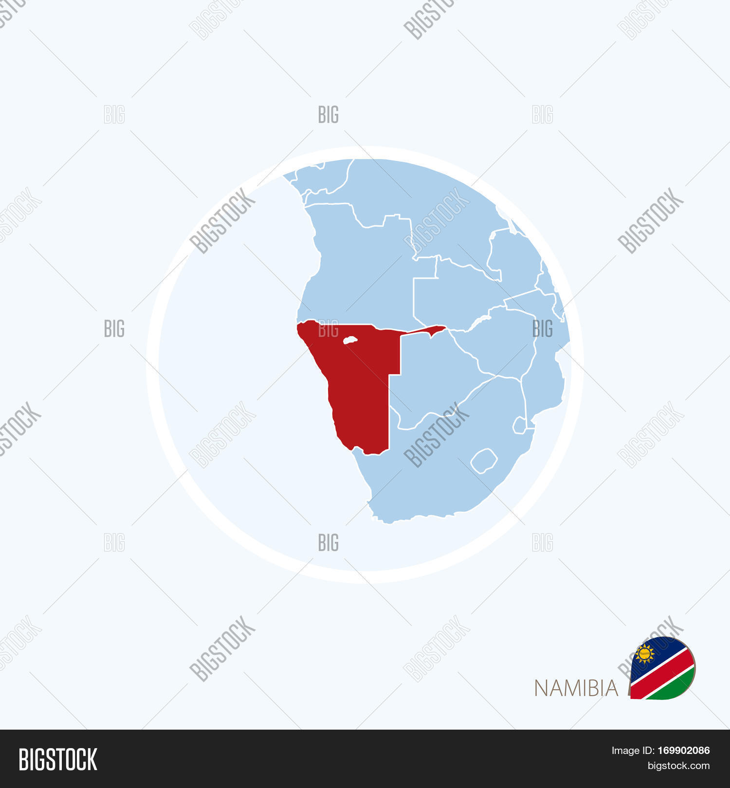 Map Icon Namibia. Vector & Photo (Free Trial) | Bigstock