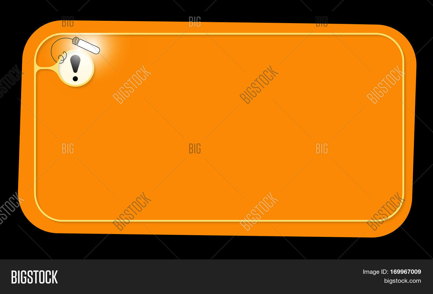 Vector Orange Frame Vector & Photo (Free Trial) | Bigstock