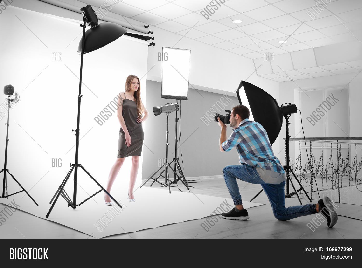 Photographer Taking Image & Photo (Free Trial) | Bigstock