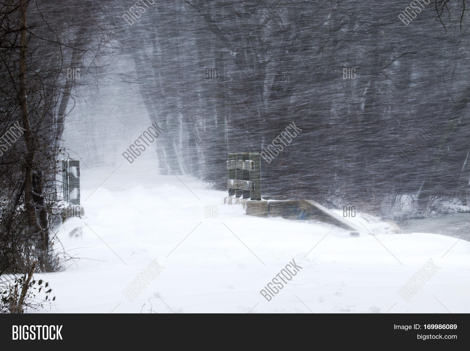 Sideways Snow Blowing Image & Photo (Free Trial) | Bigstock