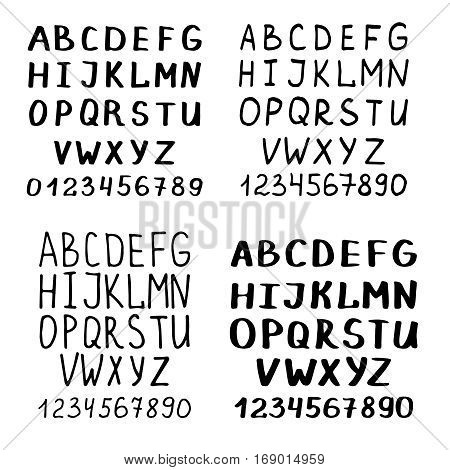 Handwriting Font Vector & Photo (Free Trial) | Bigstock