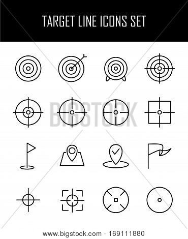 Set Target Icons Vector & Photo (Free Trial) | Bigstock