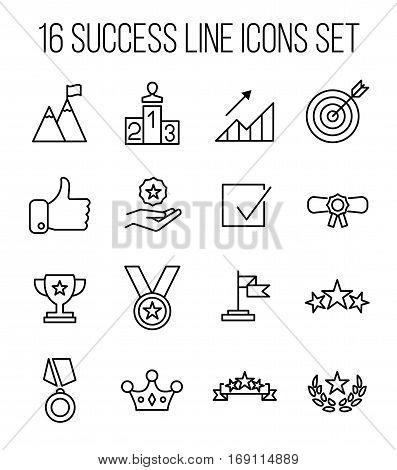 Set Success Icons Vector & Photo (Free Trial) | Bigstock