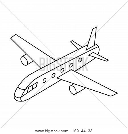 Airplane Icon Outline Vector & Photo (Free Trial) | Bigstock