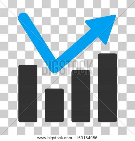 Bar Chart Trend Icon Vector & Photo (Free Trial) | Bigstock