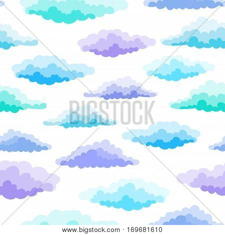 Cartoon Color Clouds Vector & Photo (Free Trial) | Bigstock