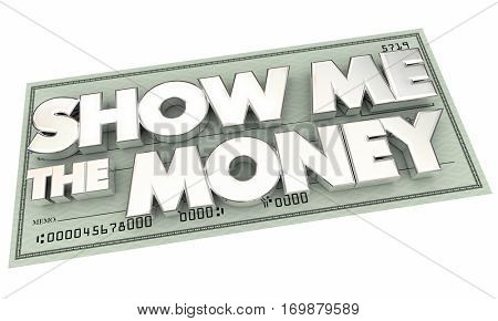 Show Me Money Pay Image & Photo (Free Trial) | Bigstock