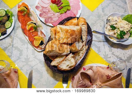 Table Abundant Food - Image & Photo (Free Trial) | Bigstock
