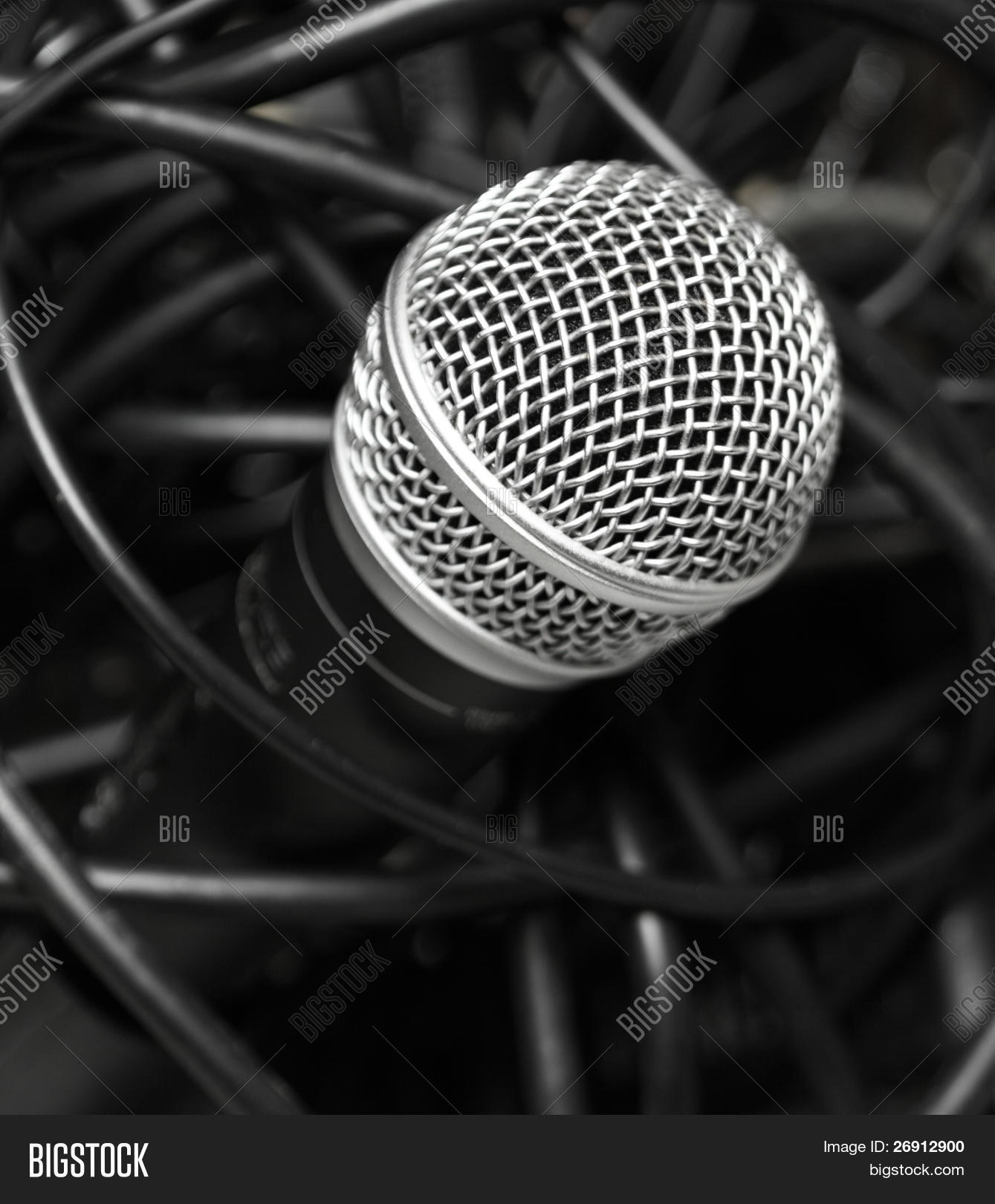 Microphone Bunch Wires Image & Photo (Free Trial) | Bigstock
