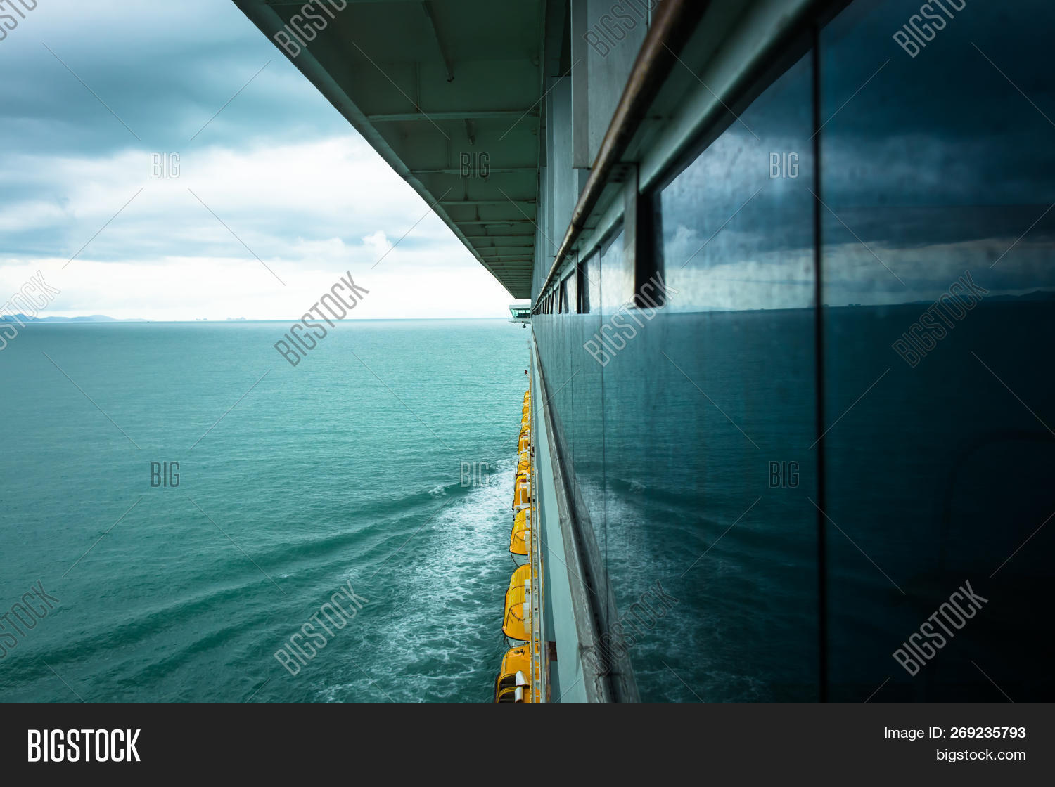 Yellow Lifeboats Upper Image & Photo (Free Trial) | Bigstock