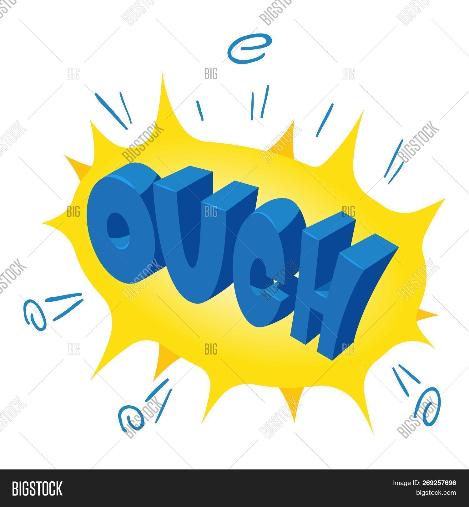 Ouch Speech Bubble Image & Photo (Free Trial) | Bigstock