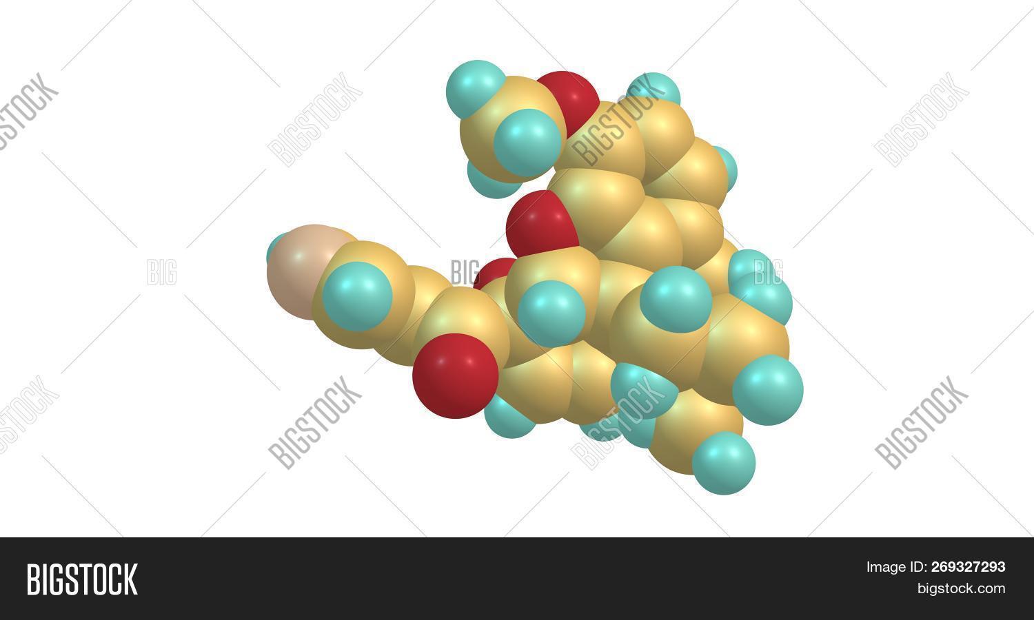 Nicocodeine Molecular Image & Photo (Free Trial) | Bigstock