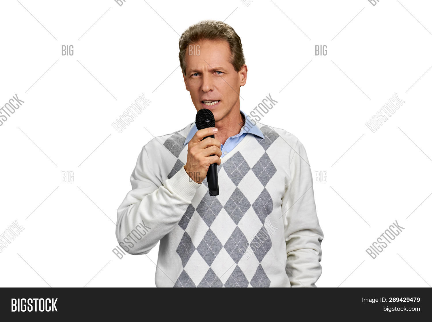 Portrait Man Talking Image & Photo (Free Trial) | Bigstock