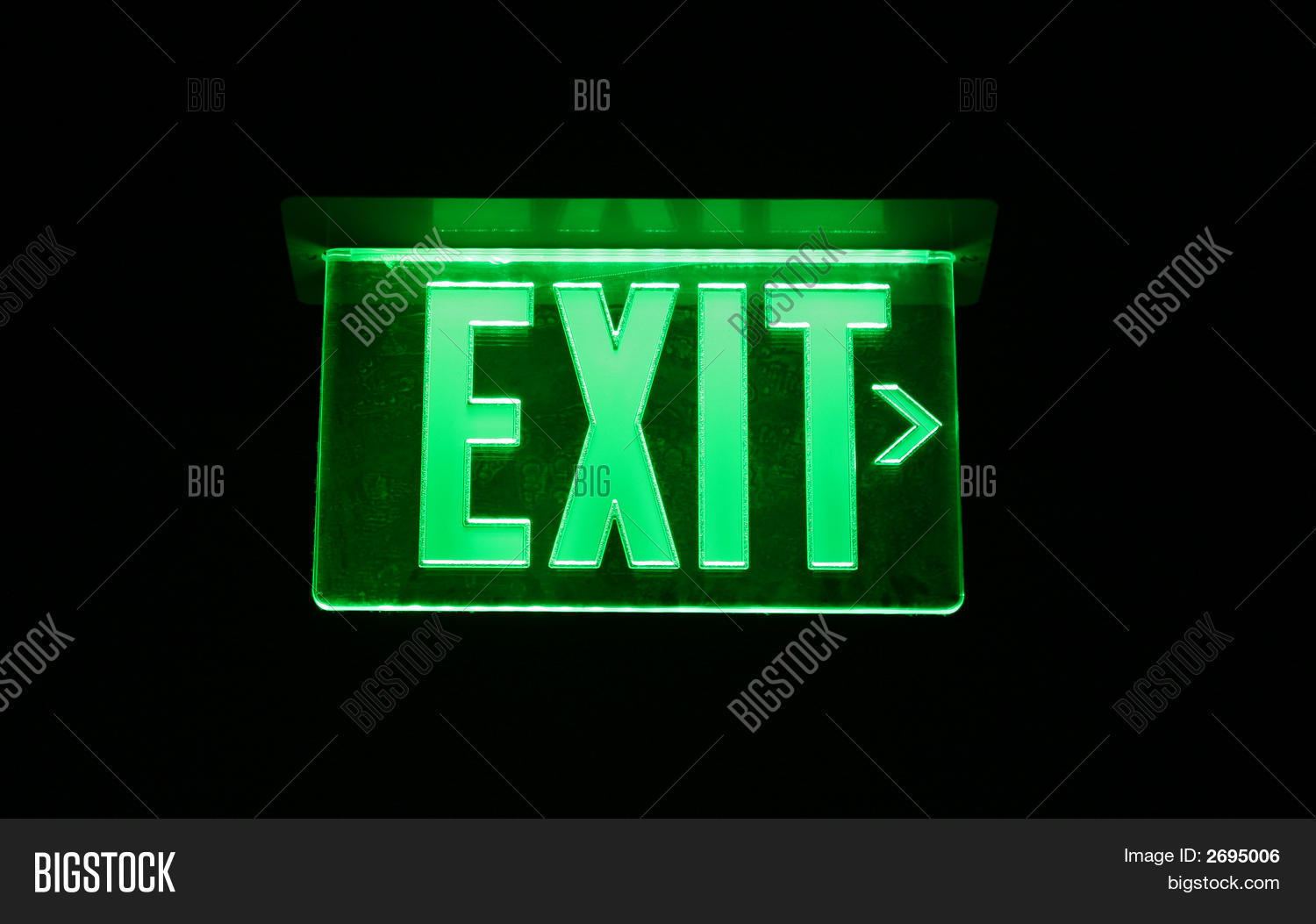 Exit Sign Image & Photo (Free Trial) | Bigstock