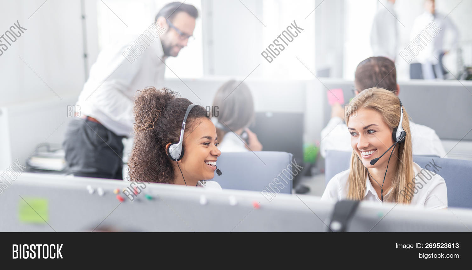 Call Center Worker Image & Photo (Free Trial) | Bigstock