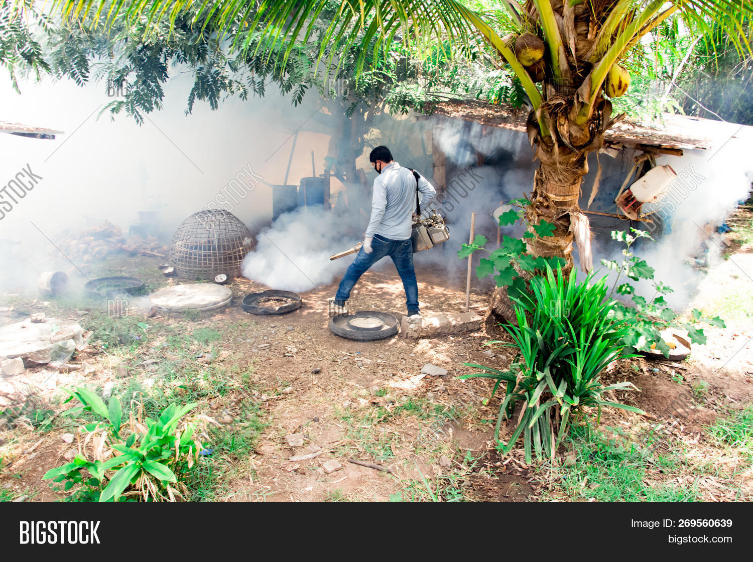Man Use Fumigation Image & Photo (Free Trial) | Bigstock