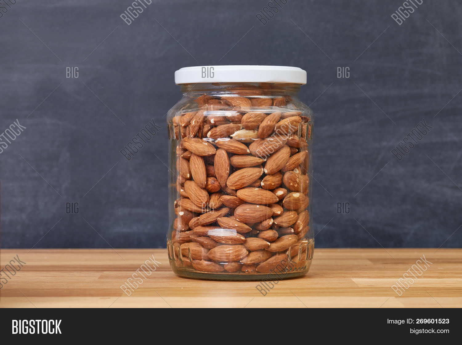 Almonds Jar On Pantry Image & Photo (Free Trial) | Bigstock