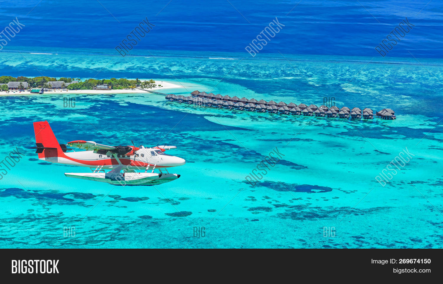 Aerial View Seaplane Image & Photo (Free Trial) | Bigstock