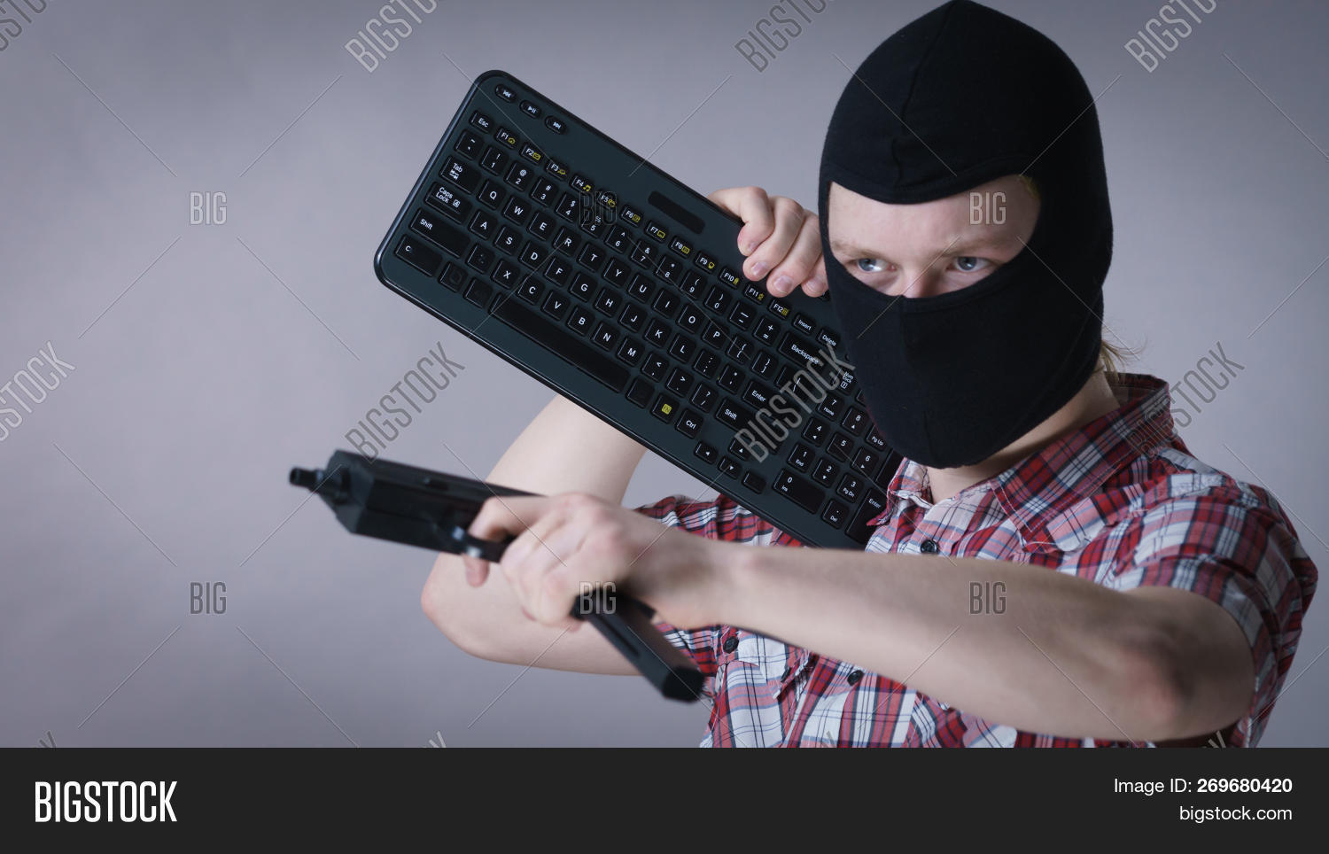 Crazy Hacker Man. Image & Photo (Free Trial) | Bigstock