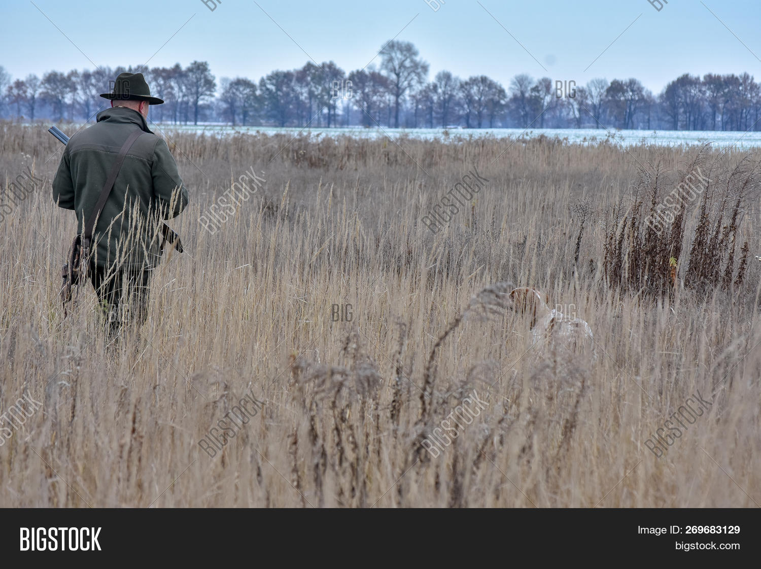 Bird Hunter His Dog Image & Photo (Free Trial) | Bigstock