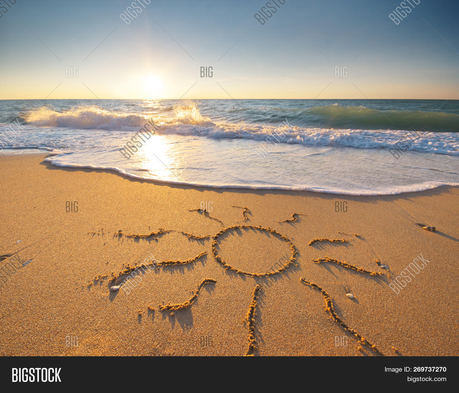 Sun Drawing Drawn On Image & Photo (Free Trial) | Bigstock