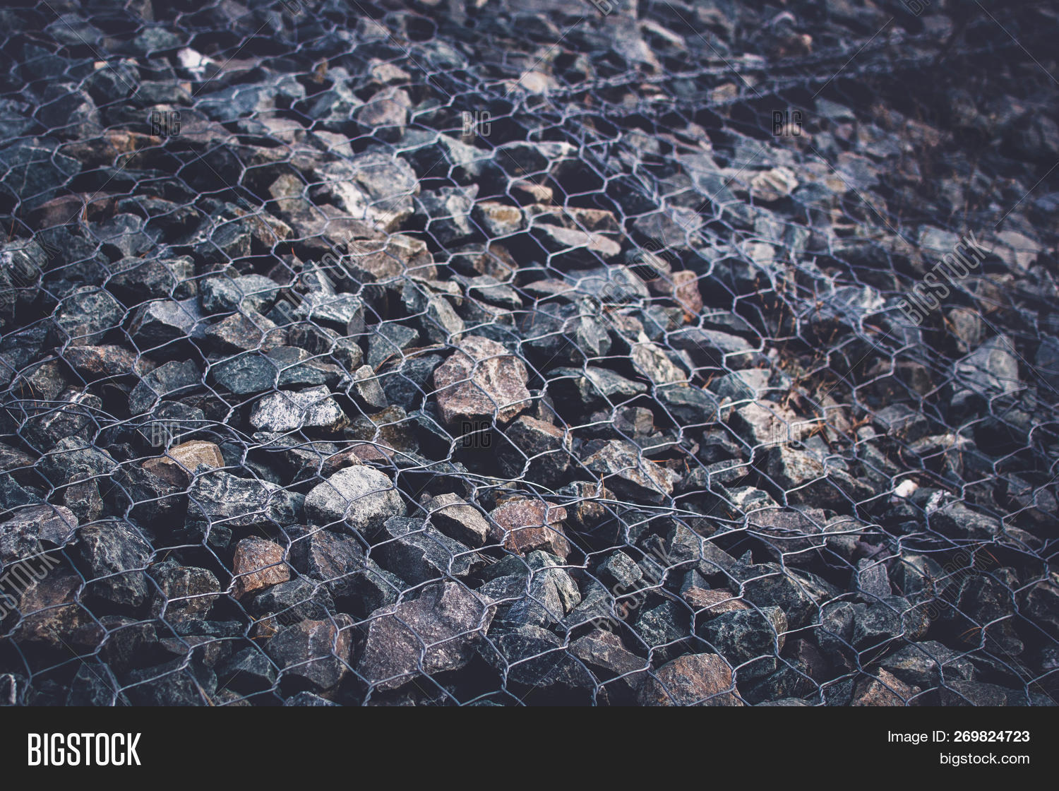 Gabion Stone Wall Image & Photo (Free Trial) | Bigstock