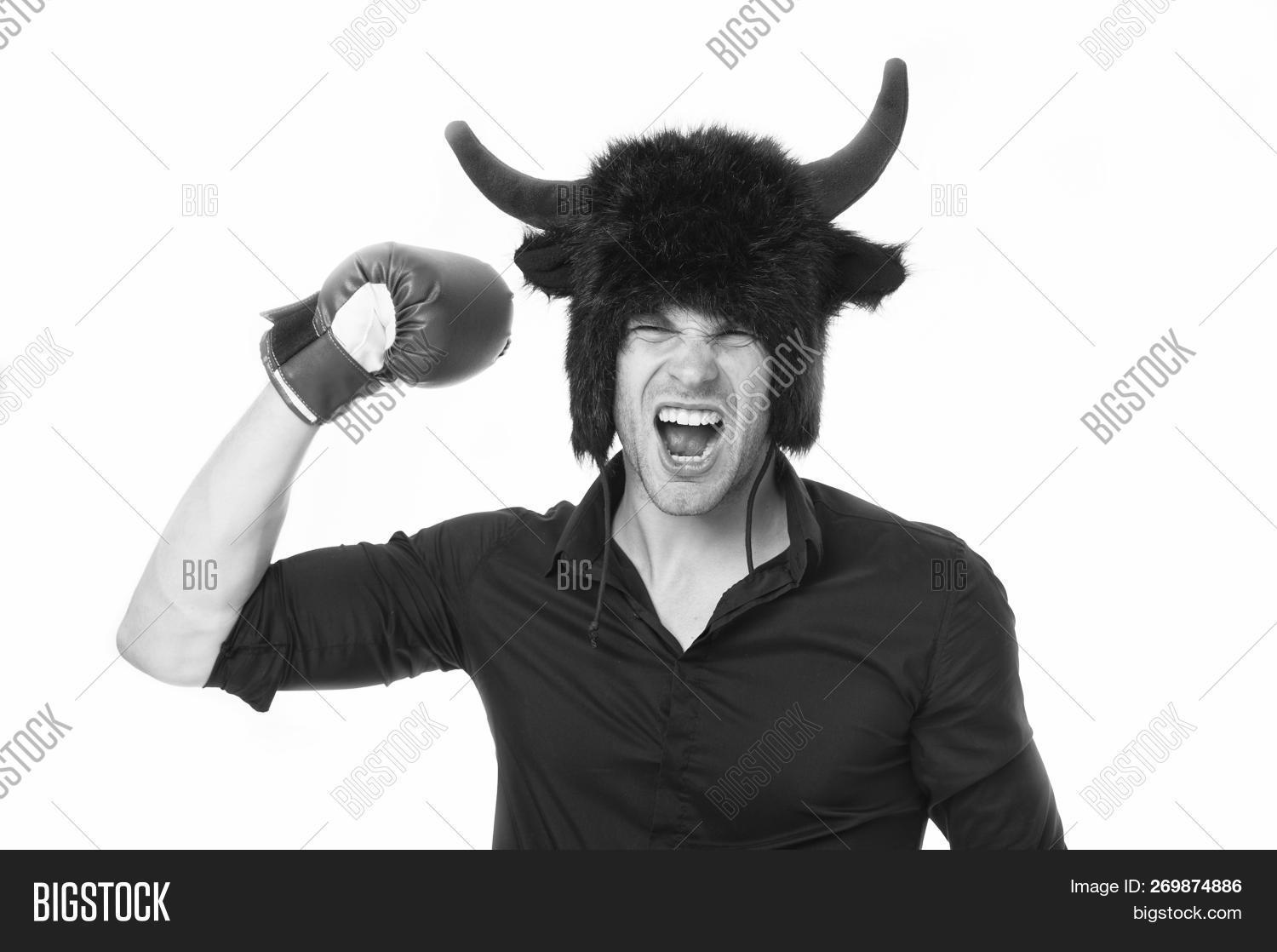 Angry Bull. Man Image & Photo (Free Trial) | Bigstock