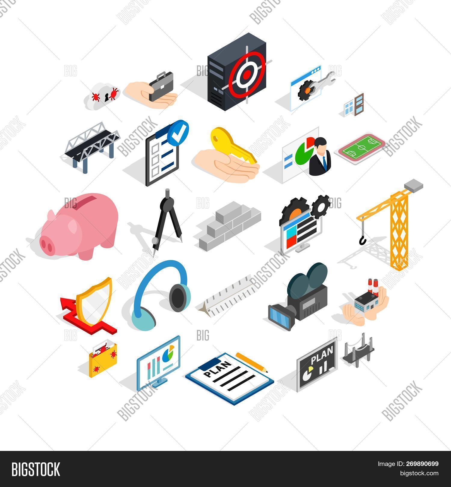 Optimisation Icons Set Image & Photo (Free Trial) | Bigstock