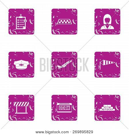 Taxi Rank Icons Set. Image & Photo (Free Trial) | Bigstock