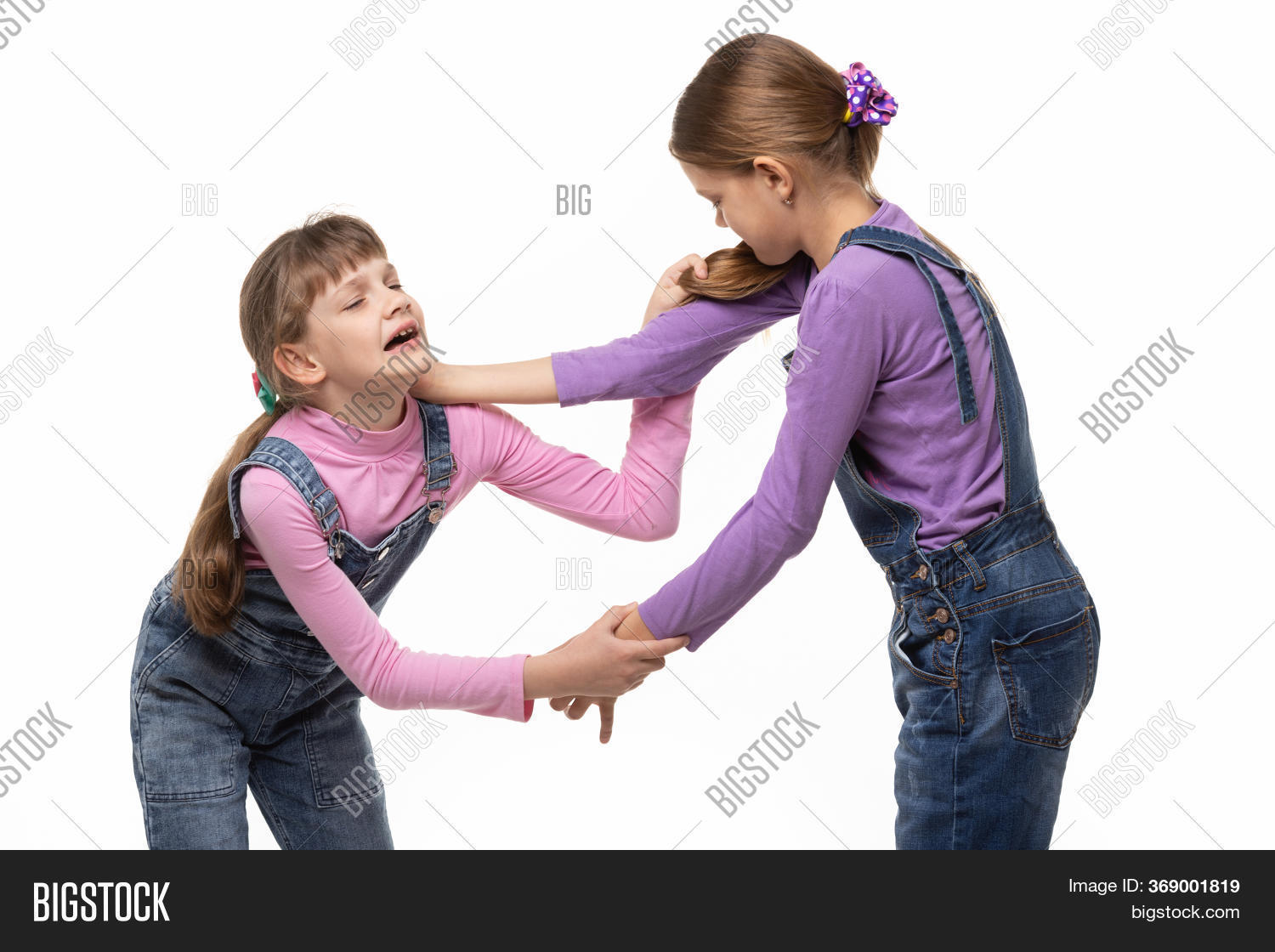 Two Girls Fight Hurt Image & Photo (Free Trial) | Bigstock