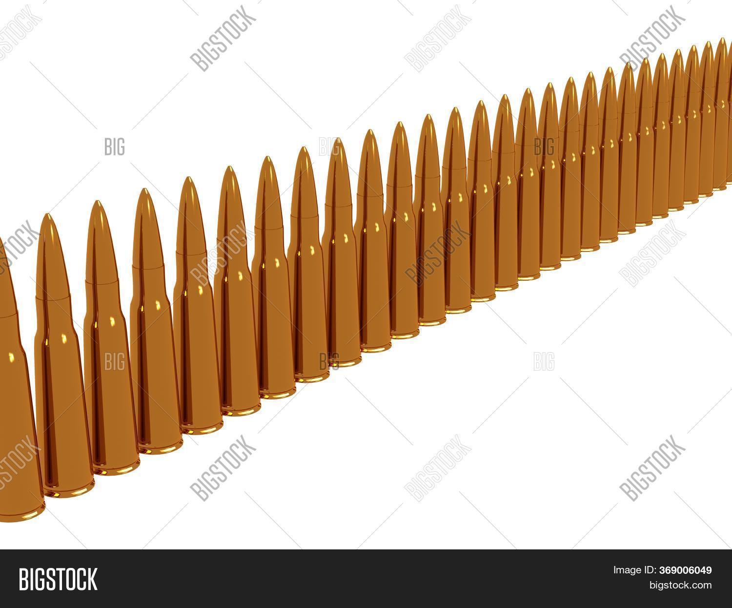 Bullets 9mm Ammo Row Image & Photo (Free Trial) | Bigstock