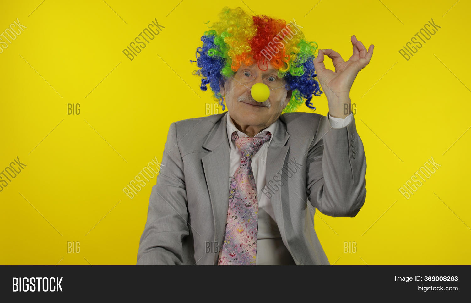Elderly Clown Director Image & Photo (Free Trial) | Bigstock