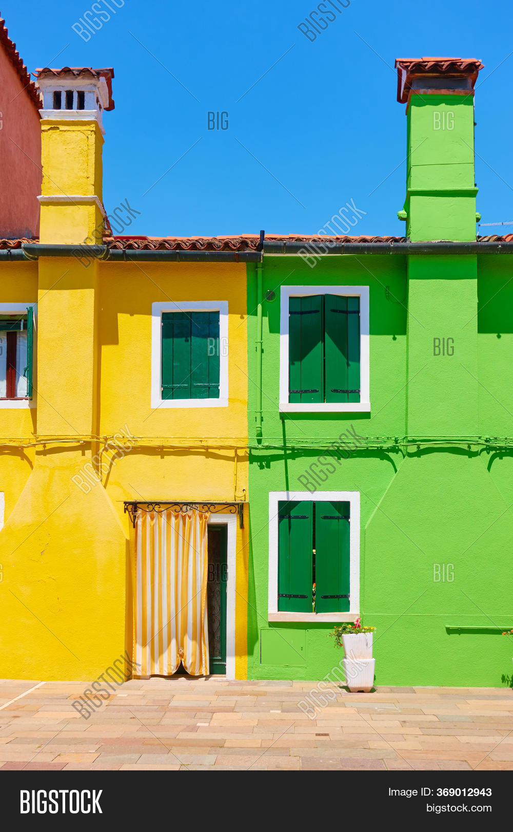 Colorful Old Houses Image & Photo (Free Trial) | Bigstock