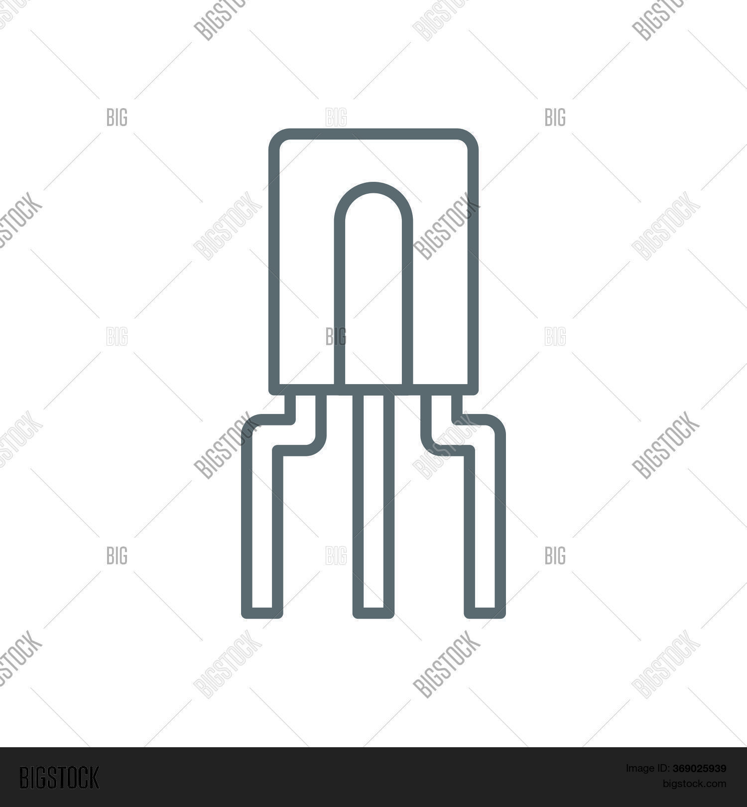 Transistor Chip Vector & Photo (Free Trial) | Bigstock
