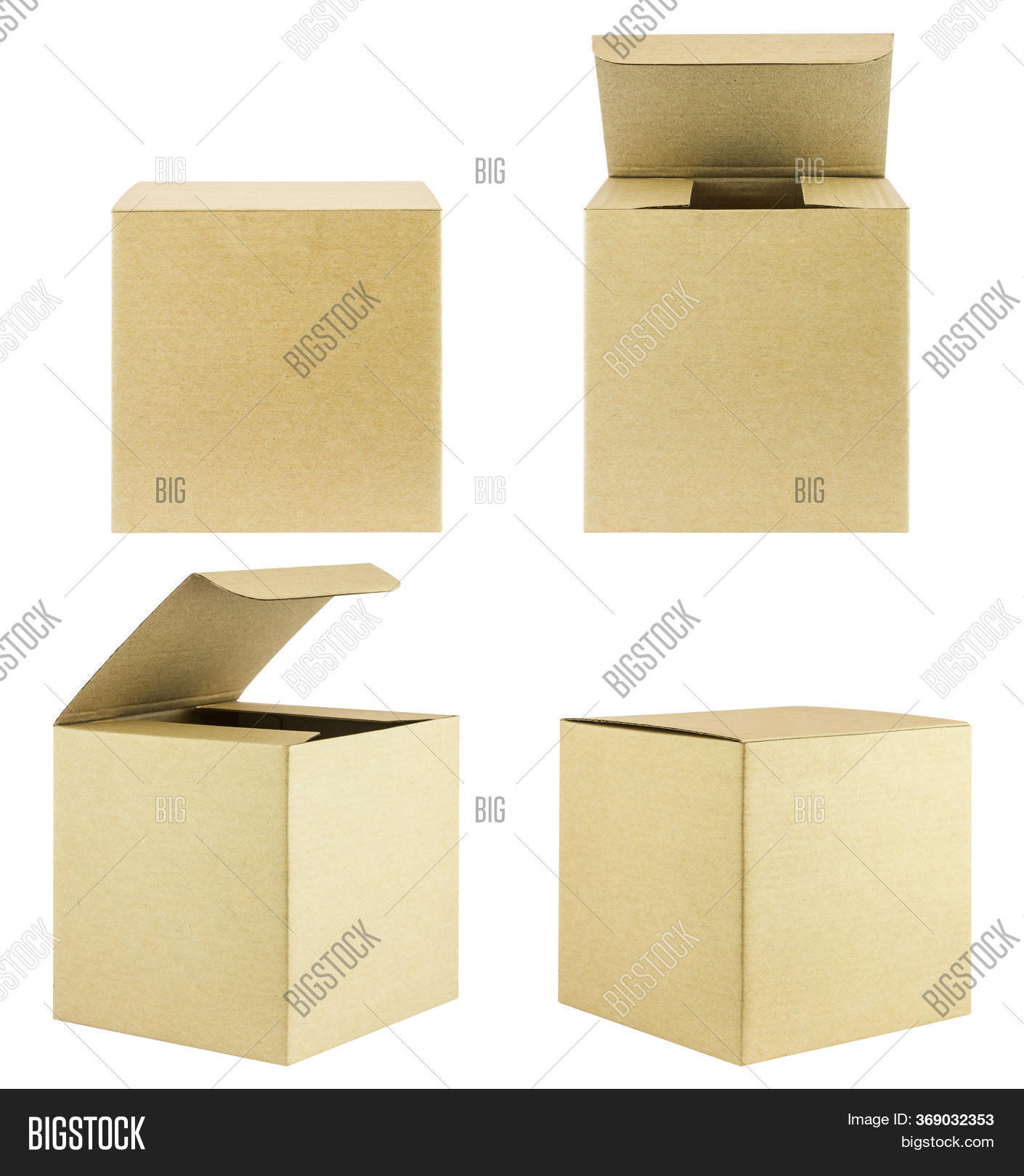 Set Cardboard Box Image & Photo (Free Trial) | Bigstock