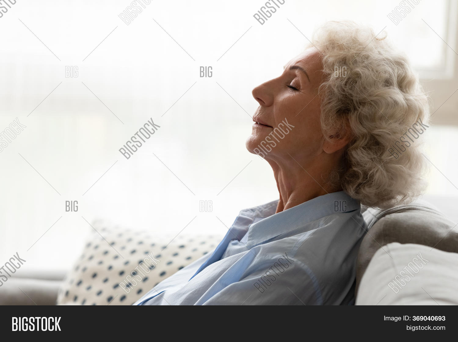 Peaceful Old Woman Image & Photo (Free Trial) | Bigstock