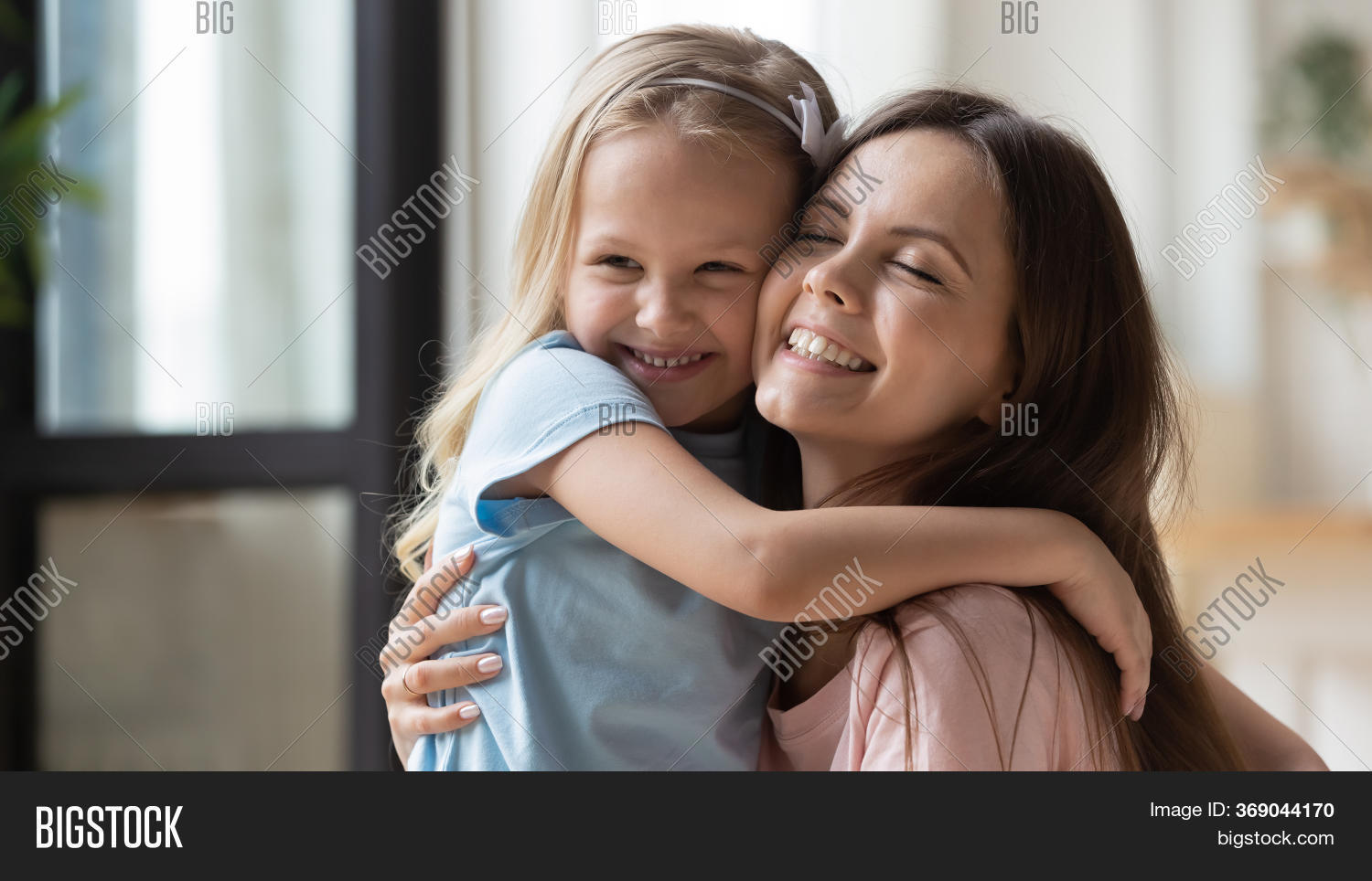 Happy Little Girl Hug Image & Photo (Free Trial) | Bigstock